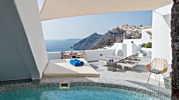 Luxury Villa, 3 Bedrooms, Sea View, With Outdoor Hot Tub and swimming pool | Banheira de hidromassagem