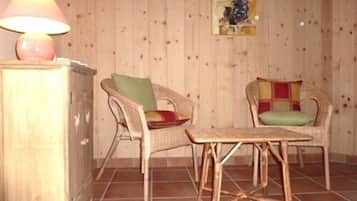 Suite, casa de banho privativa, vista para o jardim (2 Chambres) | Vista do alojamento