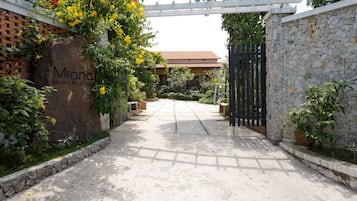 Entrada do alojamento