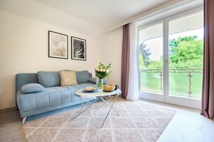 Apartamento (Modern) | 1 quarto, frigobar, cofres nos quartos, escrivaninha