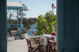 Estúdio Comfort, vista para o mar | Vista para a praia ou o mar