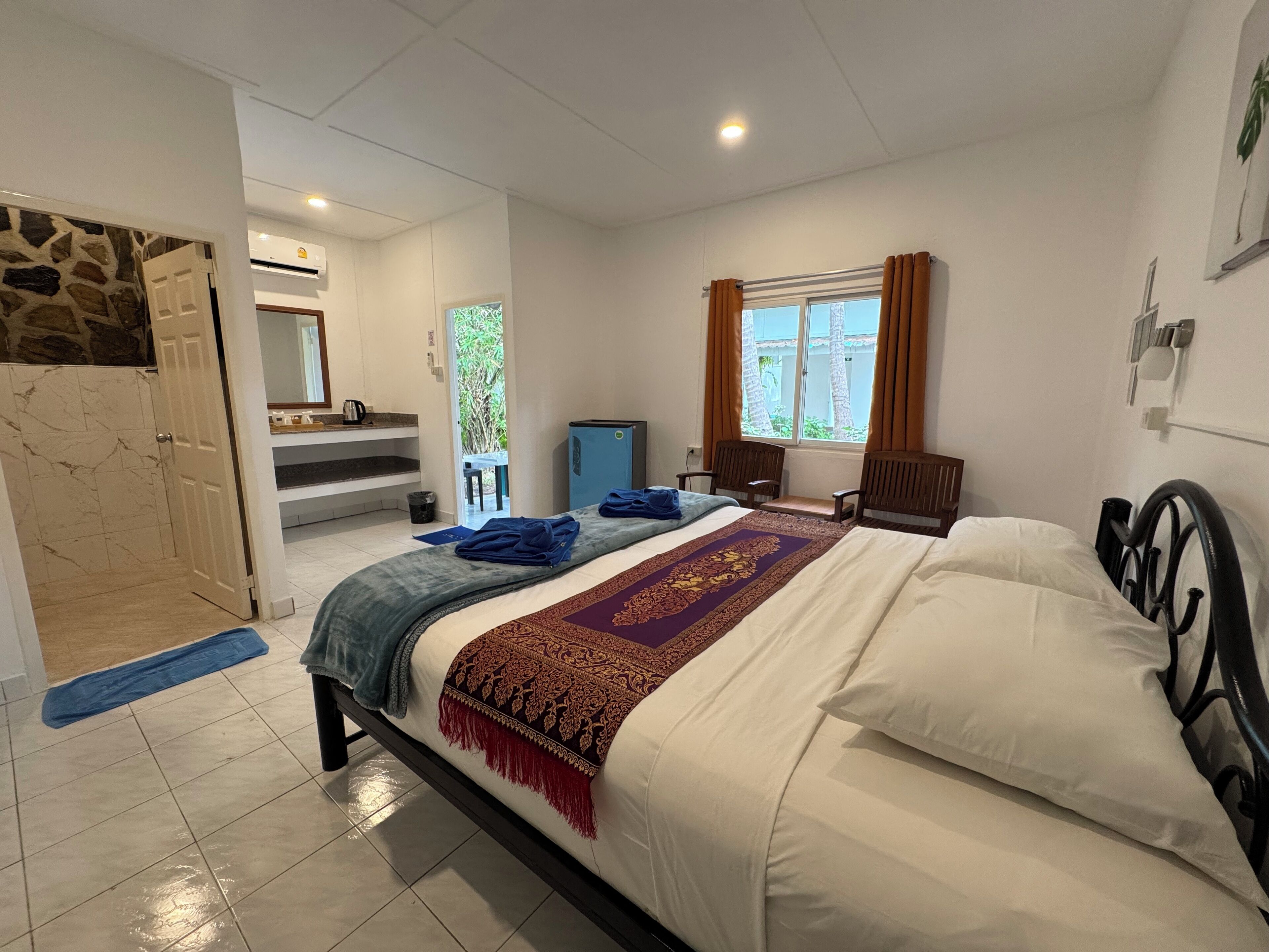 Bangalô luxo | Wi-Fi de cortesia, roupa de cama