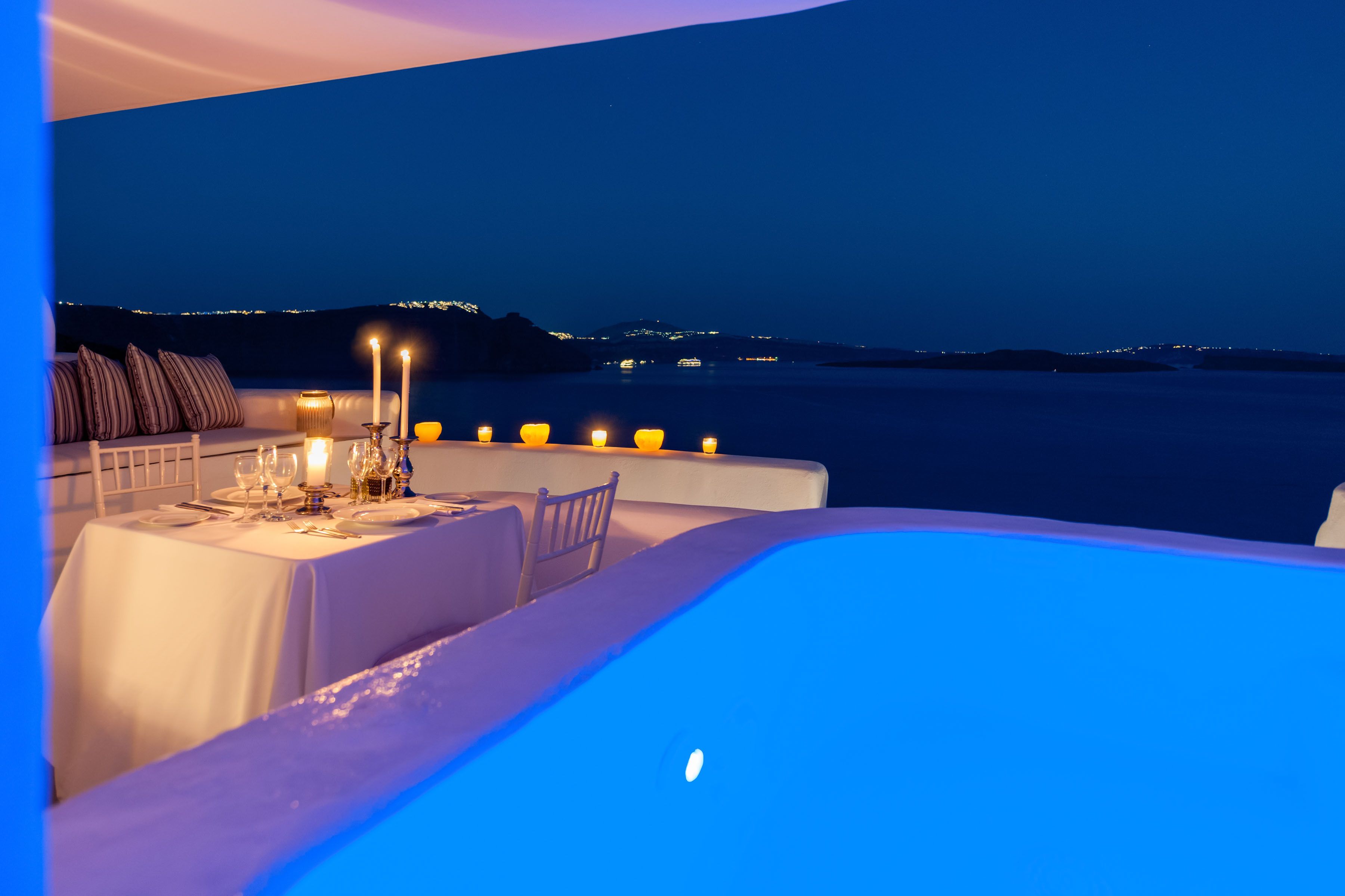 Luxury Suite, Jetted Tub,Caldera View | Terraço/pátio interior