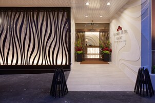 Entrada do alojamento