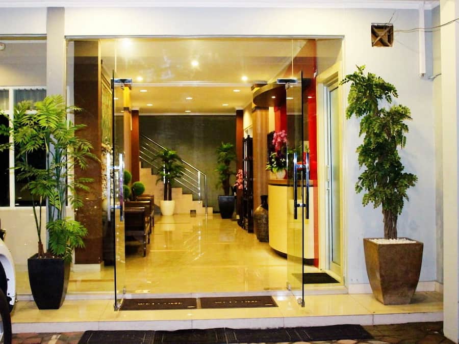 Entrada do alojamento