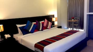 Quarto casal luxo | Camas extras/dobráveis (sobretaxa), Wi-Fi de cortesia