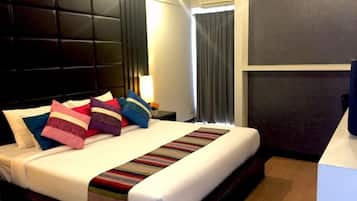 Quarto casal luxo | Camas extras/dobráveis (sobretaxa), Wi-Fi de cortesia