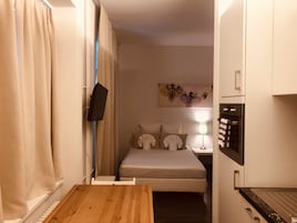 Estúdio família (Comfort) | 1 quarto, cofres nos quartos, espaço de trabalho para notebook