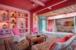 Sala de estar do lobby