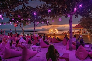 Na praia 
