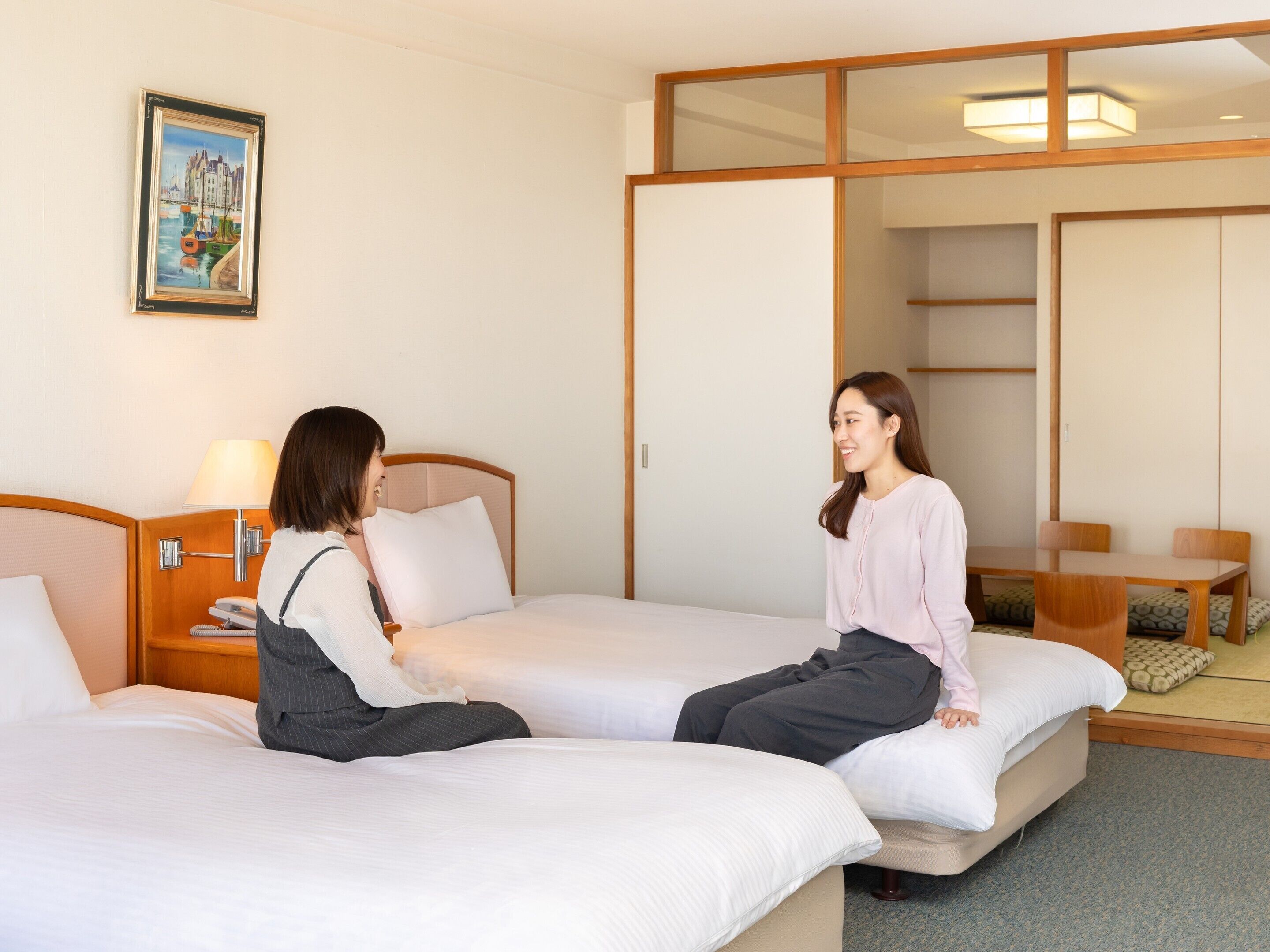 Quarto standard, para não fumantes (Japanese-Western-Style) | Roupa de cama