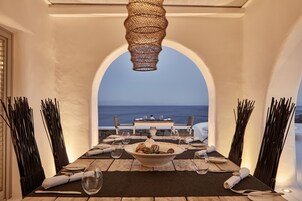 Almoço e jantar, culinária mediterrânea