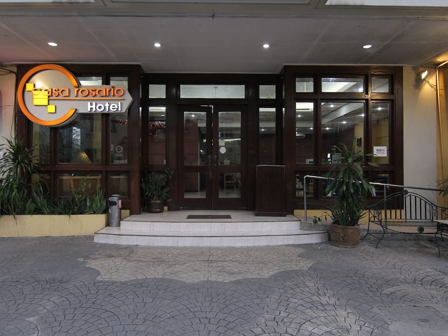 Entrada do alojamento