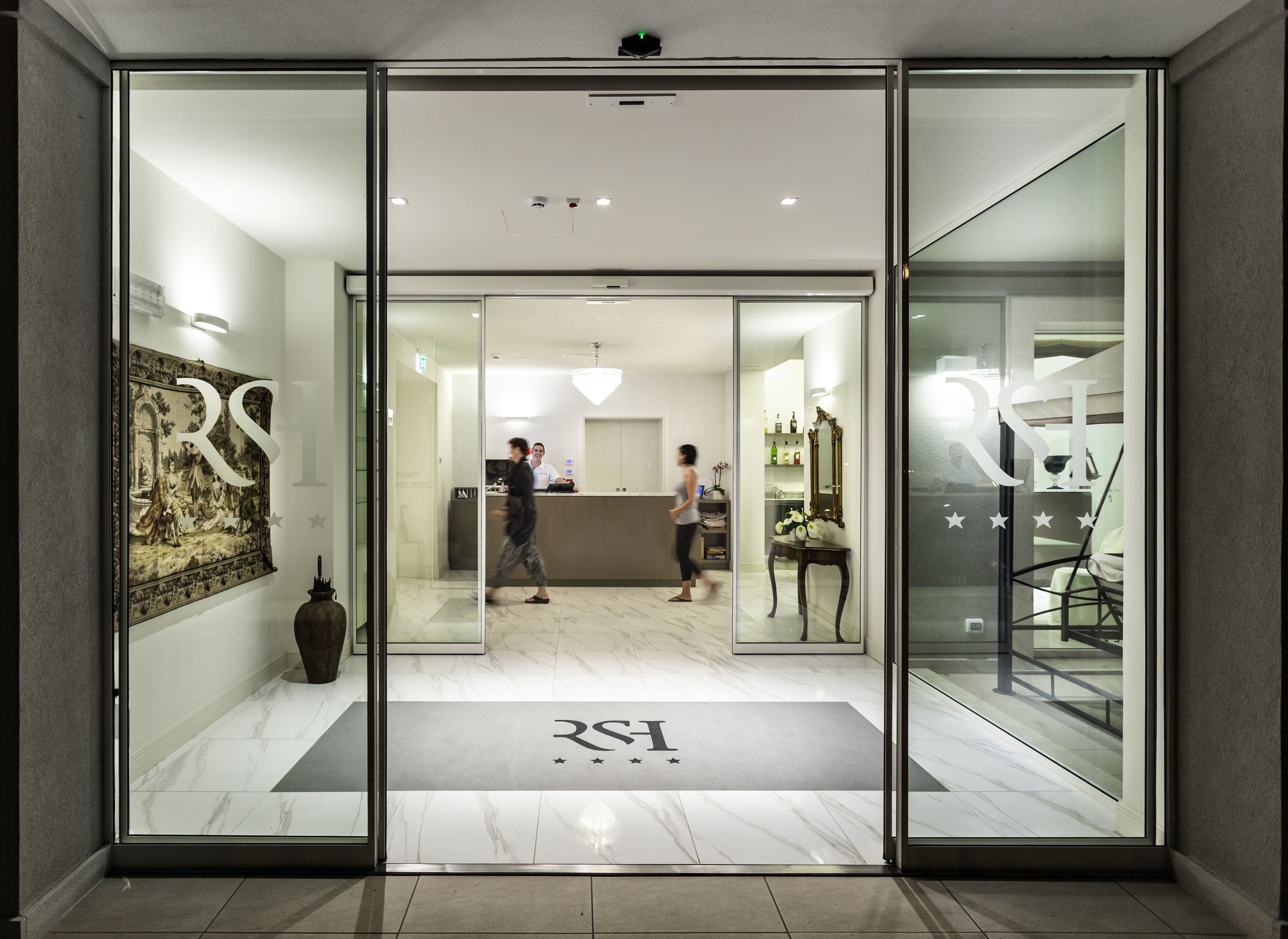 Entrada do alojamento