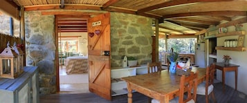 Casa de campo família | Opções para refeição no quarto