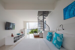 Suíte superluxo (Hilltop Pool) | Roupas de cama premium, edredons de pluma, camas com colchões pillow-top