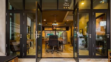 Entrada do alojamento