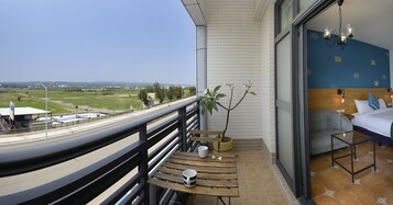 Quarto casal luxo, sacada | Vista da sacada