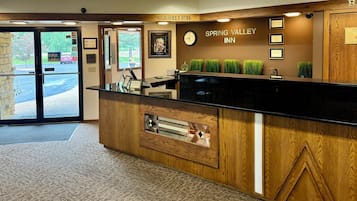 Quiosque de check-in/check-out