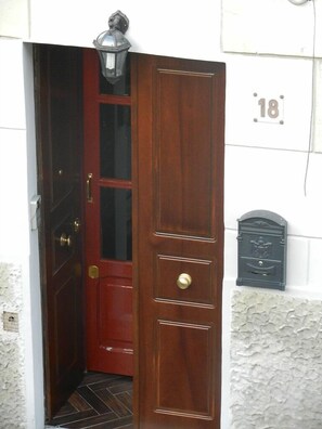 Entrada do alojamento