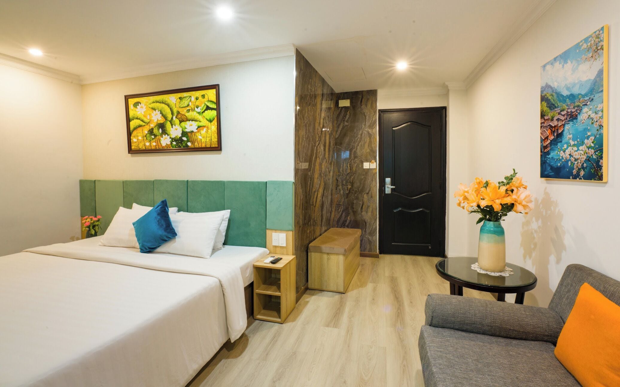 Quarto casal premier (Window) | Frigobar, cofres nos quartos, escrivaninha