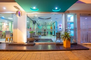 Entrada do alojamento