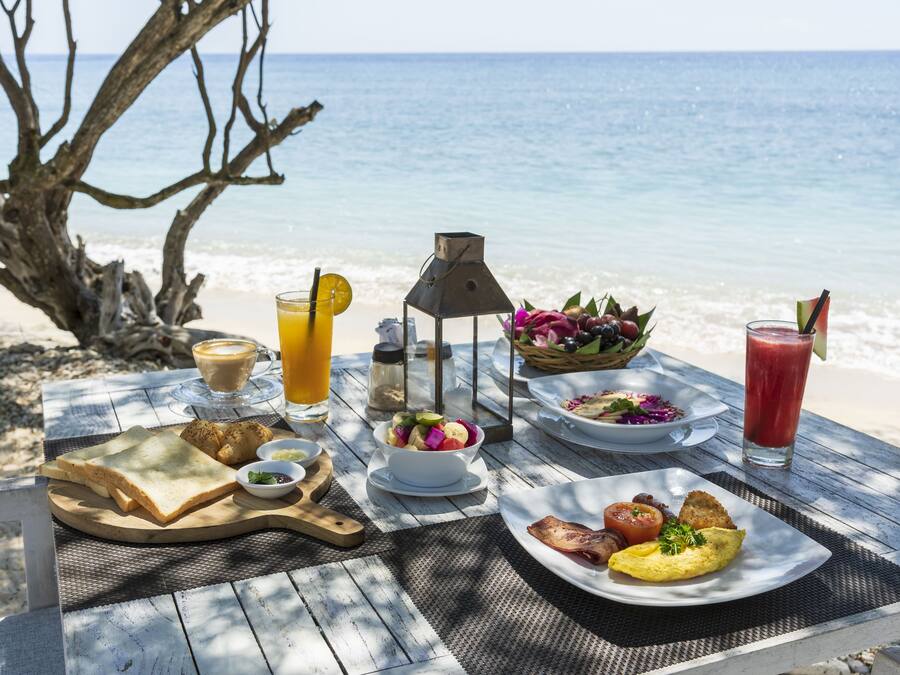 Café da manhã feito na hora todos os dias (IDR 157300 por pessoa)