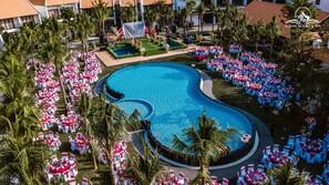 Vista para o resort