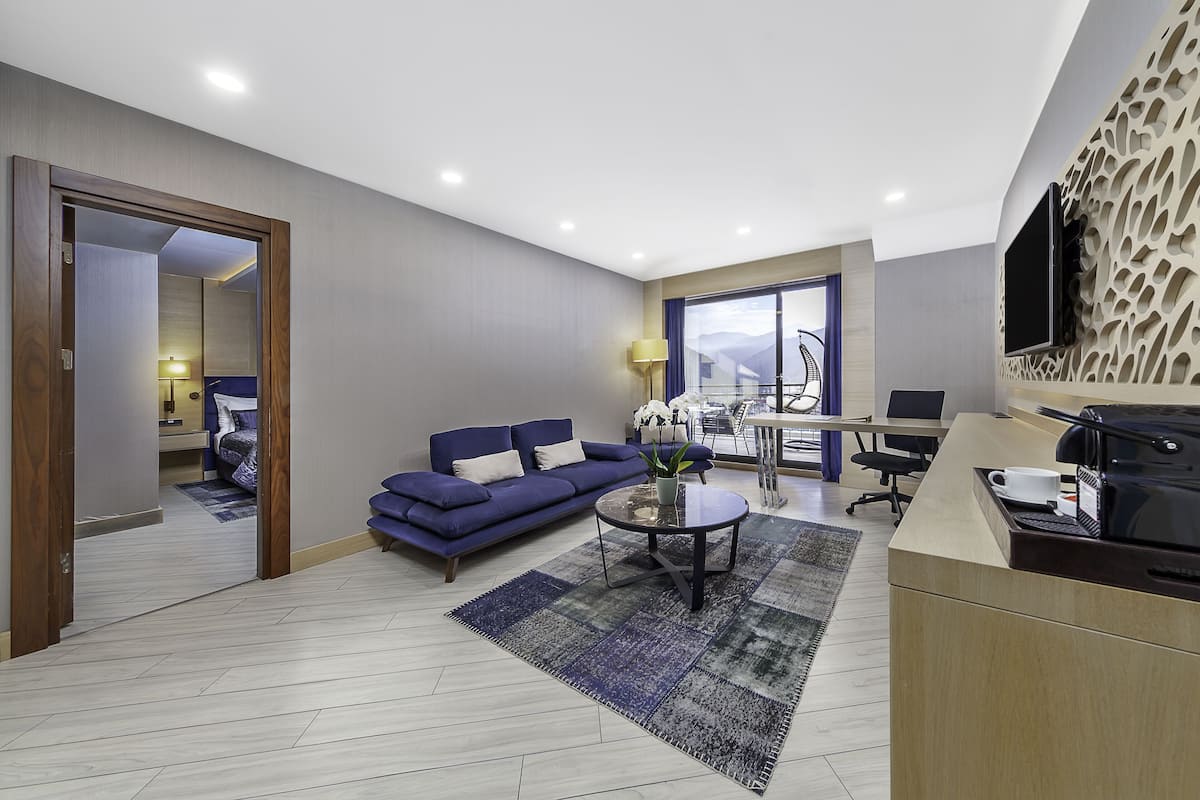 Sala de estar | Televisor LED de 42 polegadas com canais por cabo, televisor 