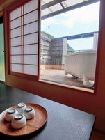 Quarto tradicional, para não fumantes (Japanese Style, Open Air Bath, 202) | Escrivaninha, Wi-Fi de cortesia