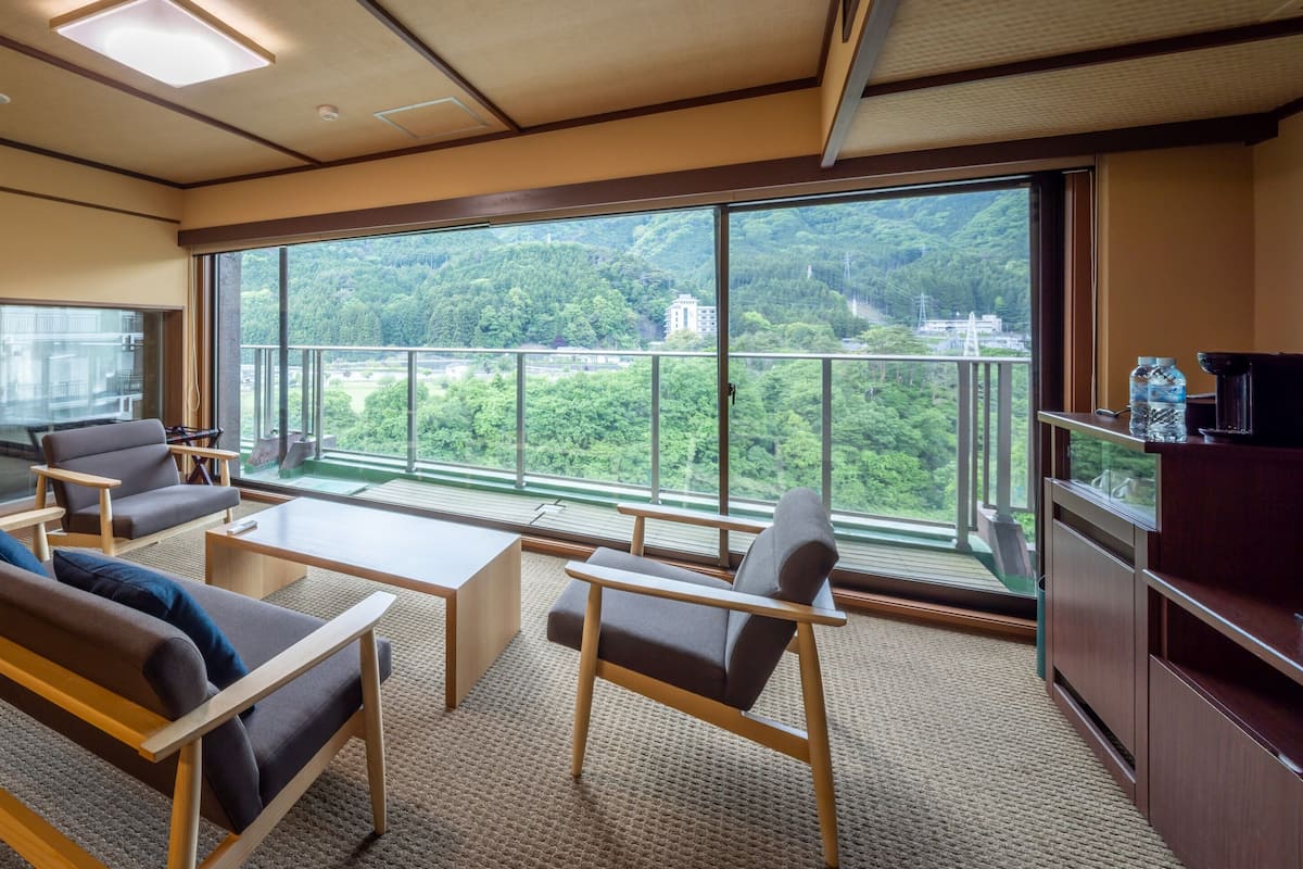 Quarto premium, para não fumantes (Mikazuki CLUB9 Yuusui) | Cofres nos quartos, Wi-Fi de cortesia, roupa de cama