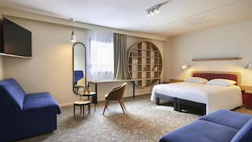 Secretária, quartos insonorizados, ferro/tábua de engomar, Wi-fi grátis