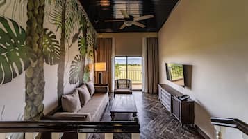 Villa Familiar | Sala de estar | Televisor LED de 50 polegadas com canais digitais, televisor