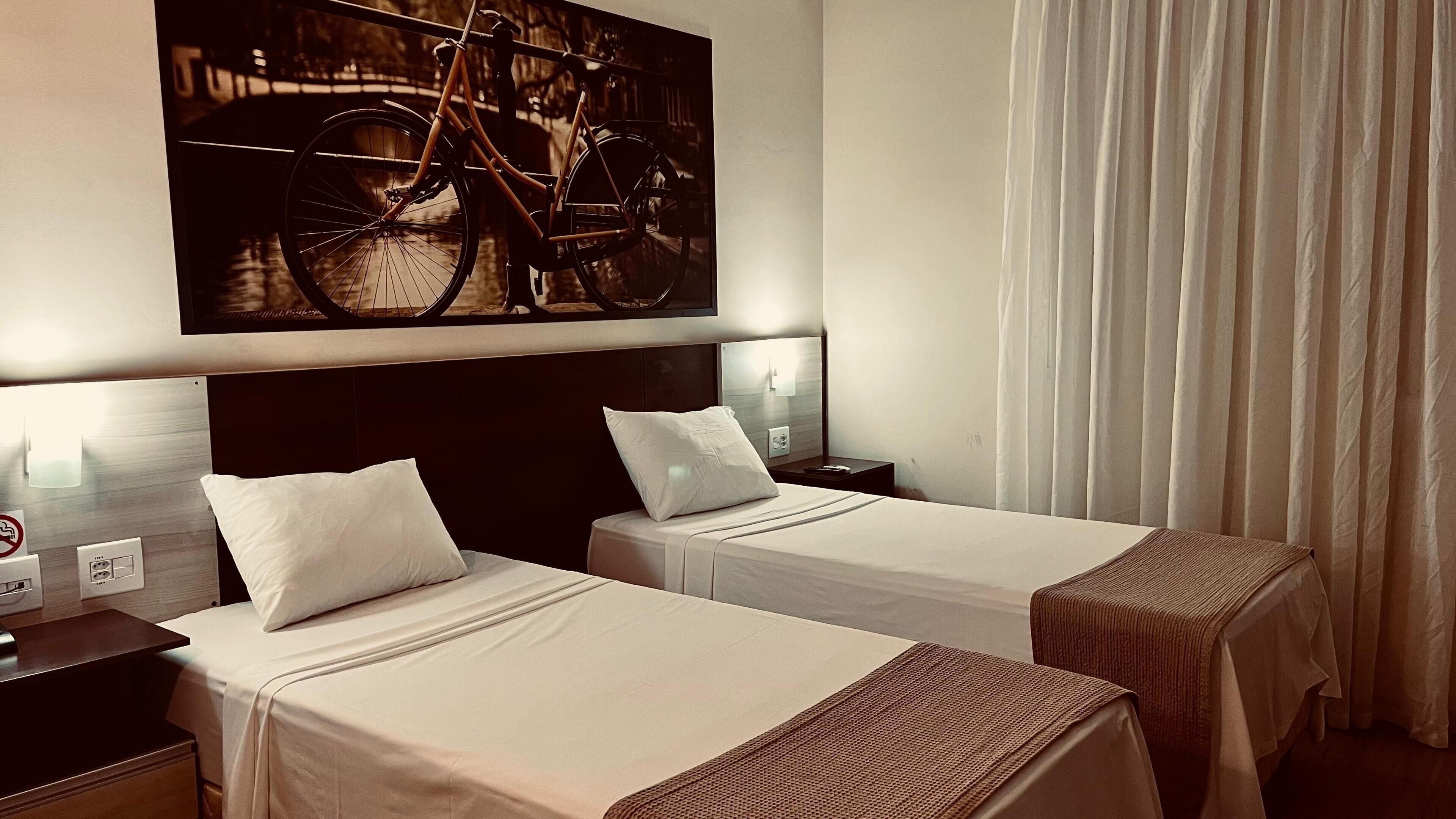 Standard Twin | Minibar, secretária, Wi-fi grátis, roupa de cama fornecida 