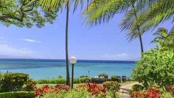 Apartamento em Condomínio Fechado, 1 quarto | Vista para a praia ou o mar