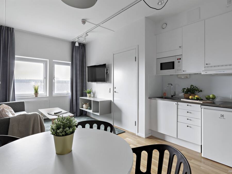 1 bedroom apartment for 3 | Sala de estar | Televisor de ecrã plano de 40 polegadas com canais por cabo, televisor