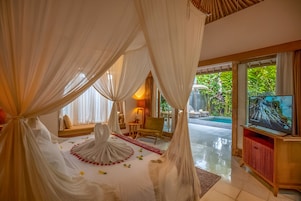 Villa, 1 quarto, piscina privativa (with Free Benefit) | Roupa de alta qualidade, minibar, cofre no quarto 