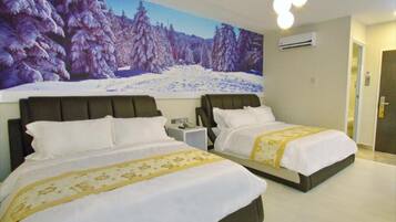 Quarto Familiar | Roupa de alta qualidade, cofre no quarto, secretária