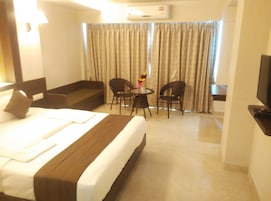 Quarto Duplo Executivo, 1 cama de casal | 1 quarto, roupa de alta qualidade, camas desdobráveis, Wi-fi grátis 