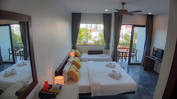 Quarto casal luxo, sacada | Camas extras