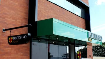 Entrada do alojamento