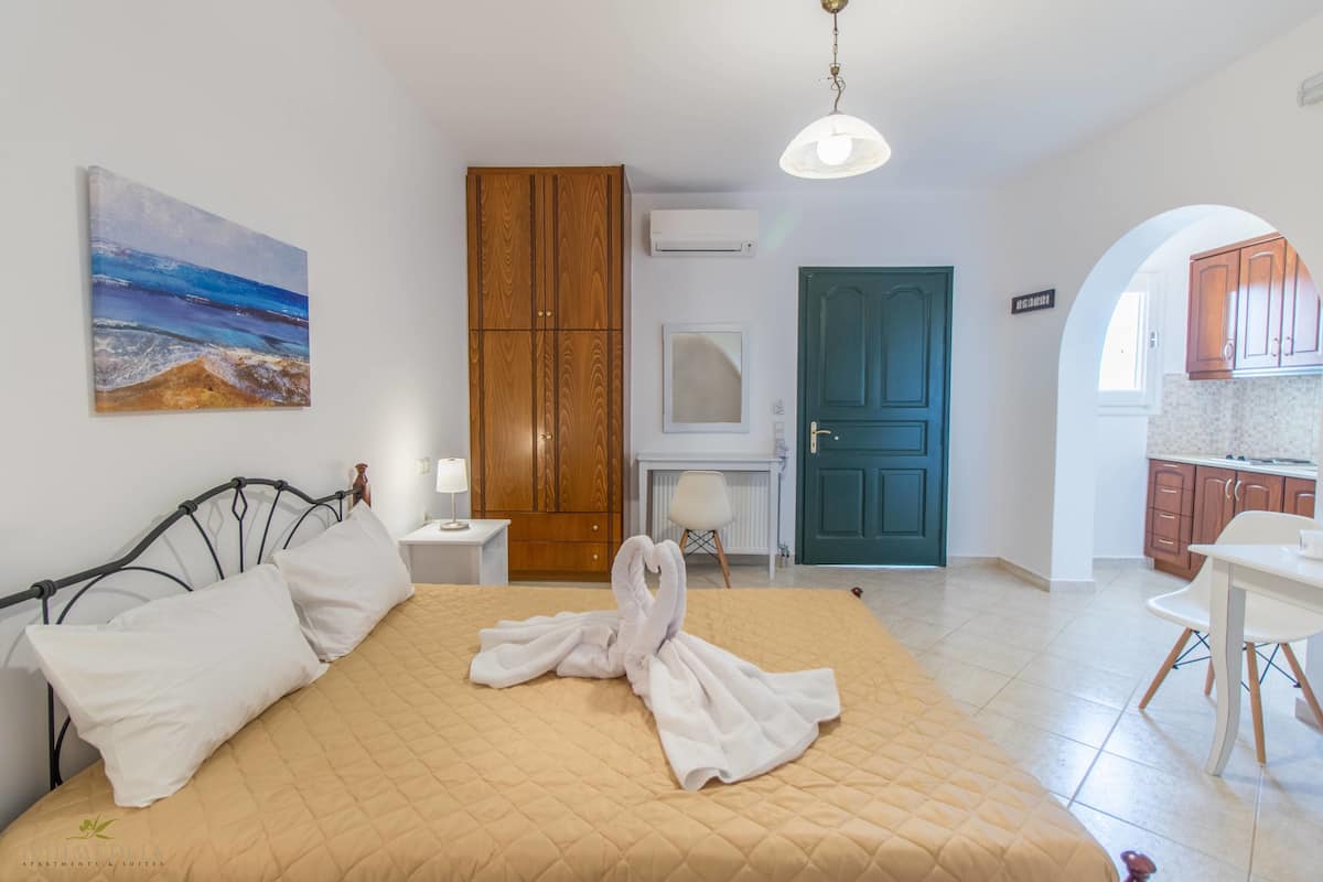 Estúdio (Apartment) | 1 quarto, roupas de cama de algodão egípcio, roupas de cama premium