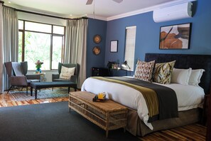 Quarto presidencial | Frigobar, cofres nos quartos, individualmente decorados