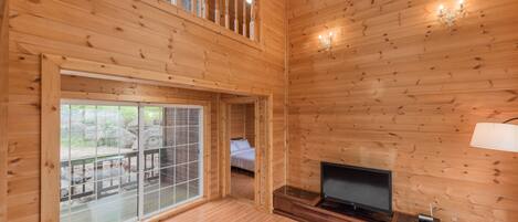 Dúplex Familiar, 3 quartos (38 PY) | Sala | TV de ecrã plano