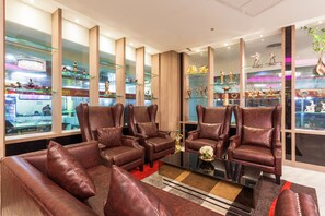 Área de estar no saguão