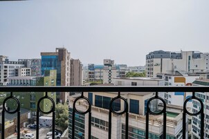 Vista para a cidade desde o alojamento