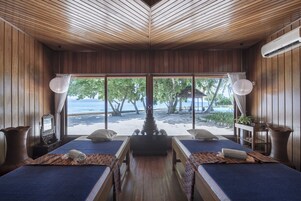 Sala(s) para tratamentos a casais, tratamentos corporais, aromaterapia