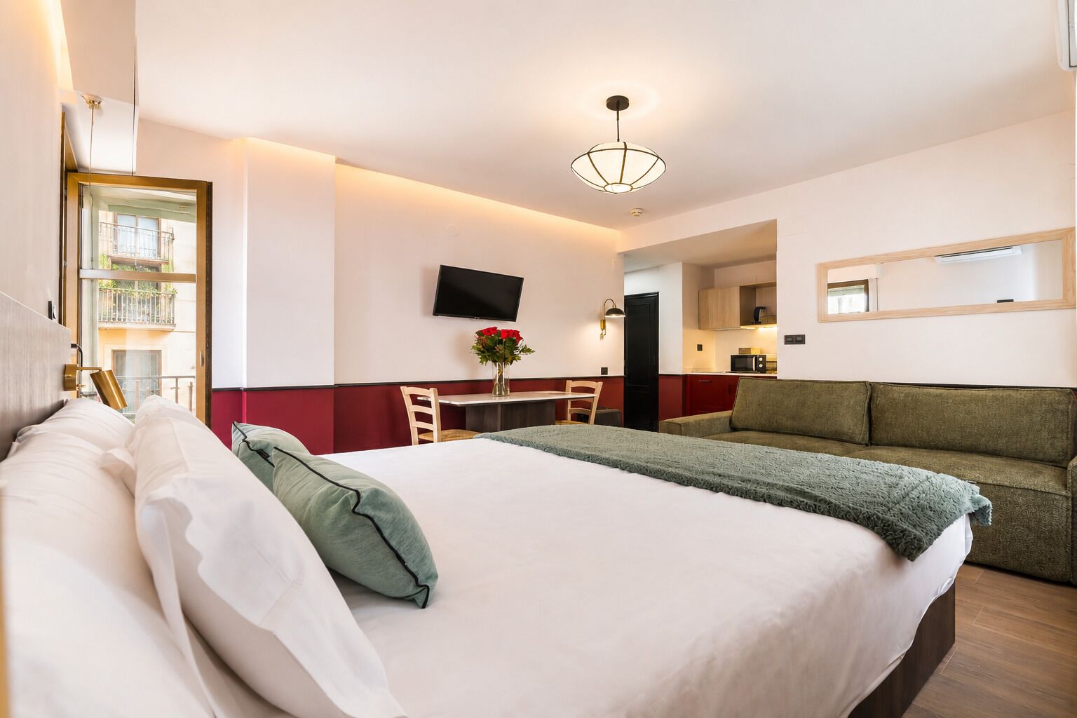 Apartamento luxo | 1 quarto, cortinas blackout, Wi-Fi de cortesia, roupa de cama