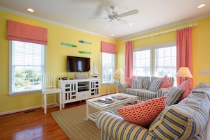 Casa, 3 quartos | Sala de estar | Televisor, Netflix, leitor de DVD, serviços de streaming