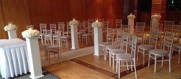Espaço interior para casamentos